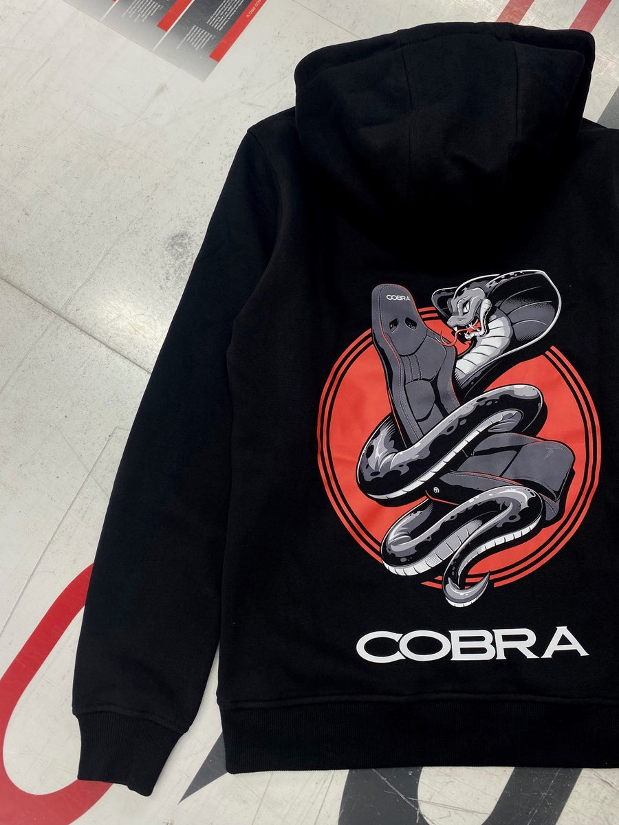 Cobra Nogaro Snake Hoodie - Black – Cobra Seats